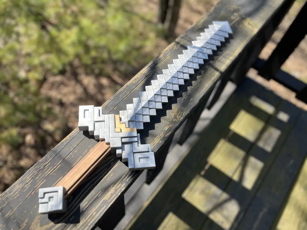 Minecraft Movie Sword Toy by R-Craft MakerWorld: Download Free 3D Models