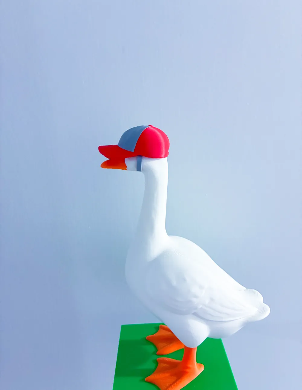 Baseball Hat Desk Goose Gear - Free 3D Print Model - MakerWorld