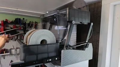 V1 Dual AMS 1 & 2 Pro Lift Stand for P1 X1 and H2 - Free 3D Print Model ...