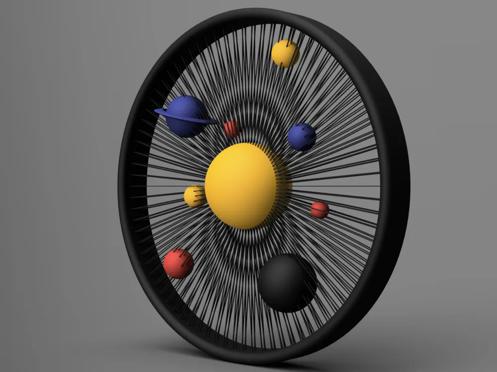 Celestial Orbits: Suspended Circular Solar System by okuyuki MakerWorld ...
