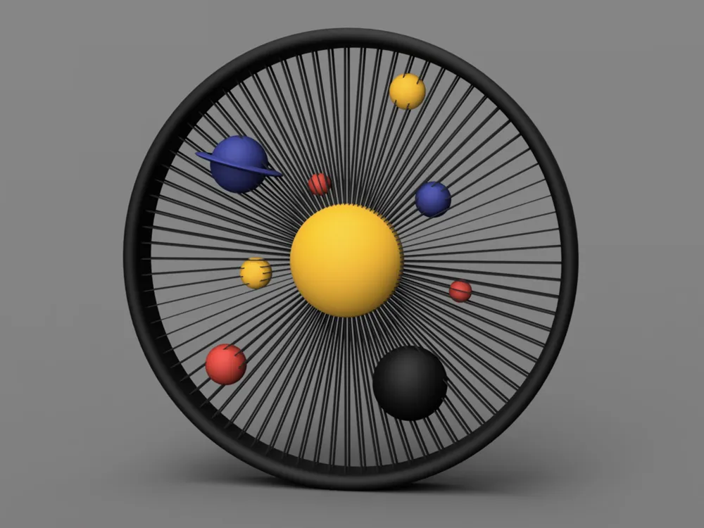 Celestial Orbits: Suspended Circular Solar System by okuyuki MakerWorld ...