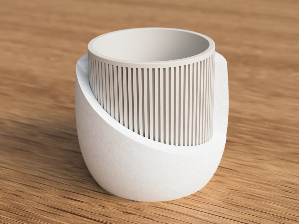 Japandi Planter - Free 3D Print Model - MakerWorld