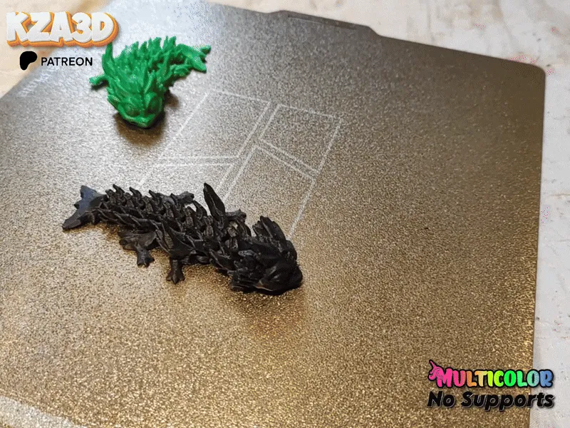 Flexibler Baby-Steindrache – Kostenloses 3D-Druckmodell – MakerWorld