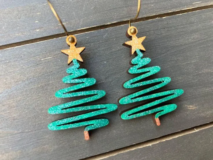 CHRISTMAS EARRINGS! by CREATIVE_DESINGS MakerWorld: Download Free 3D Models