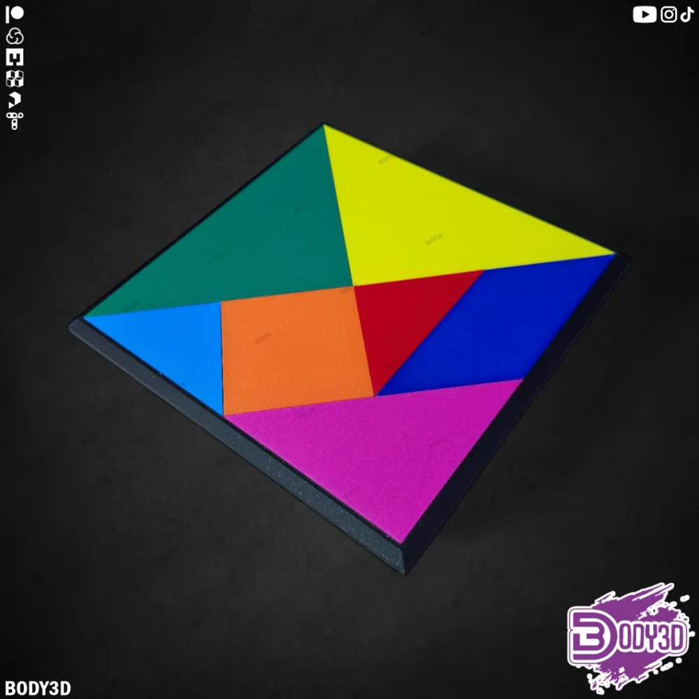 Tangram XXL - Free 3D Print Model - MakerWorld