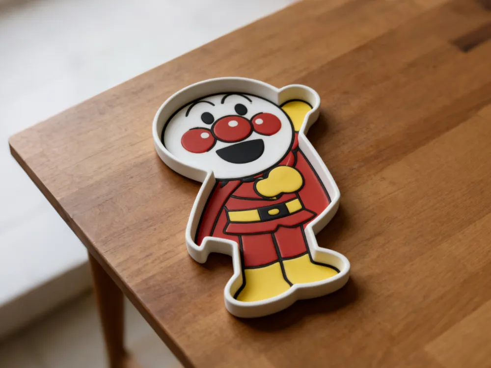 Anpanman Multi-Color Storage Tray - Cute Cartoon Plate - Anime Home ...