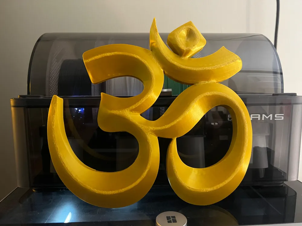 OM Symbol Sign ॐ by Nicholas Mootoo MakerWorld: Download Free 3D Models