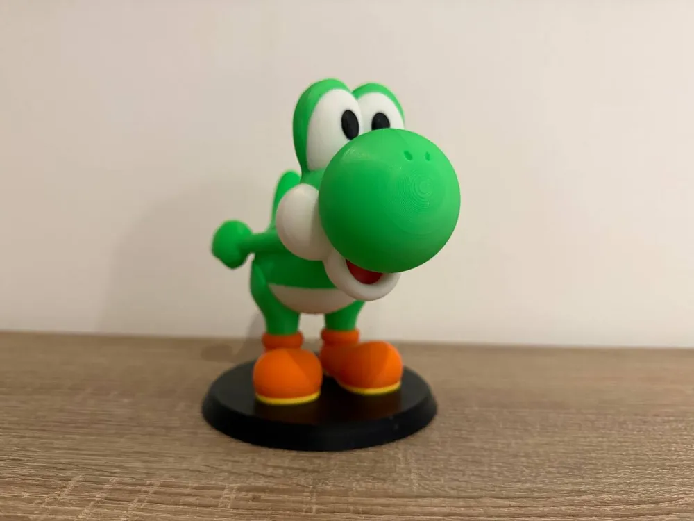 Colored Yoshi stand for videogames controller Remixed by ...