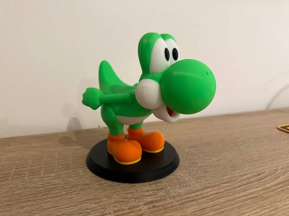Colored Yoshi stand for videogames controller Remixed by ...
