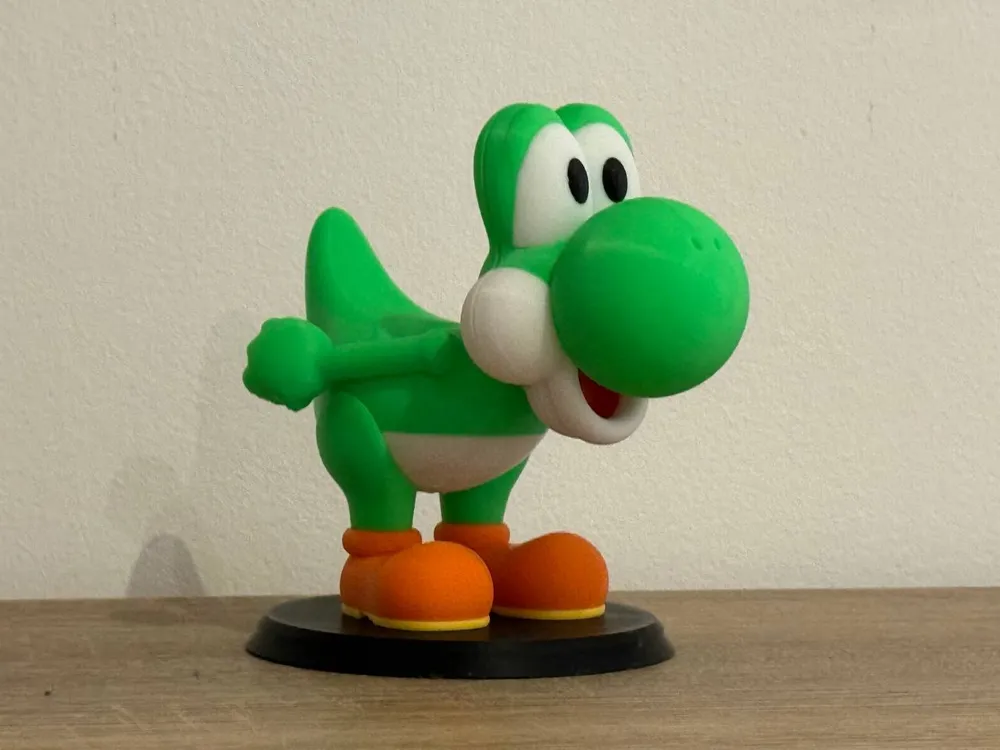 Colored Yoshi stand for videogames controller Remixed by ...