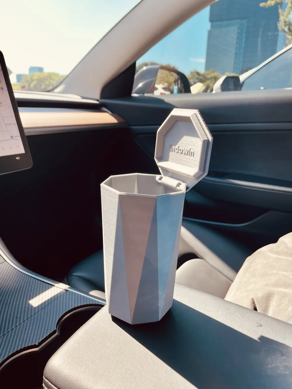 Car Cup Holder Trash Can - Somersault Cloud by jindouyun MakerWorld: Download Free 3D Models