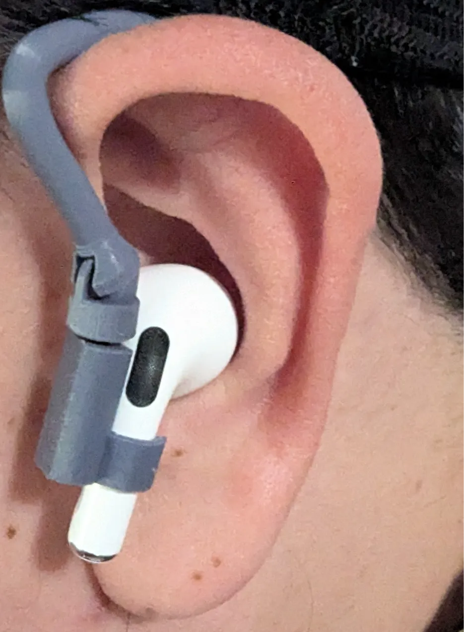 Articulating Earbud Hook Print In Place by DC - MakerWorld
