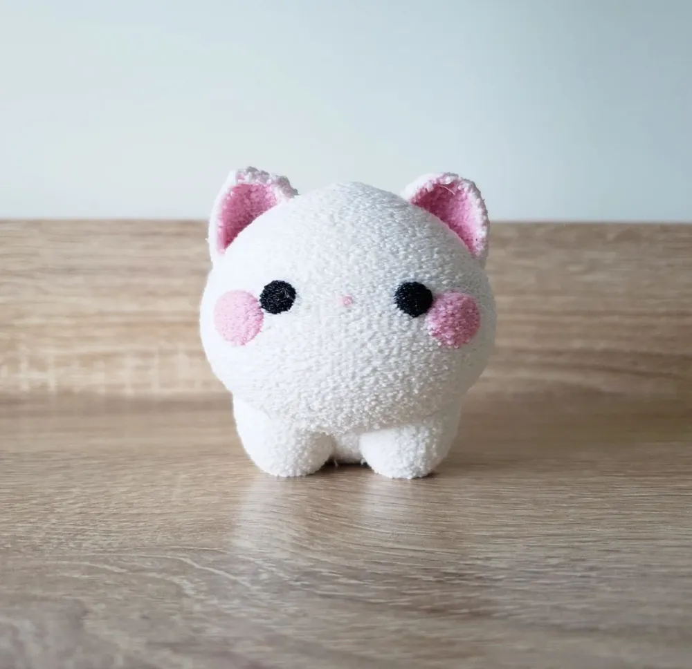 Cute fat cat - Free 3D Print Model - MakerWorld