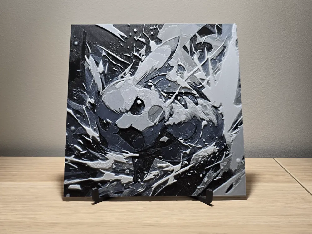 Pikachu Pokemon Hueforge by Kactus Fpv - MakerWorld