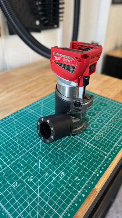 EZ Connect Dust Collect - Milwaukee Compact Router by Ari B MakerWorld ...