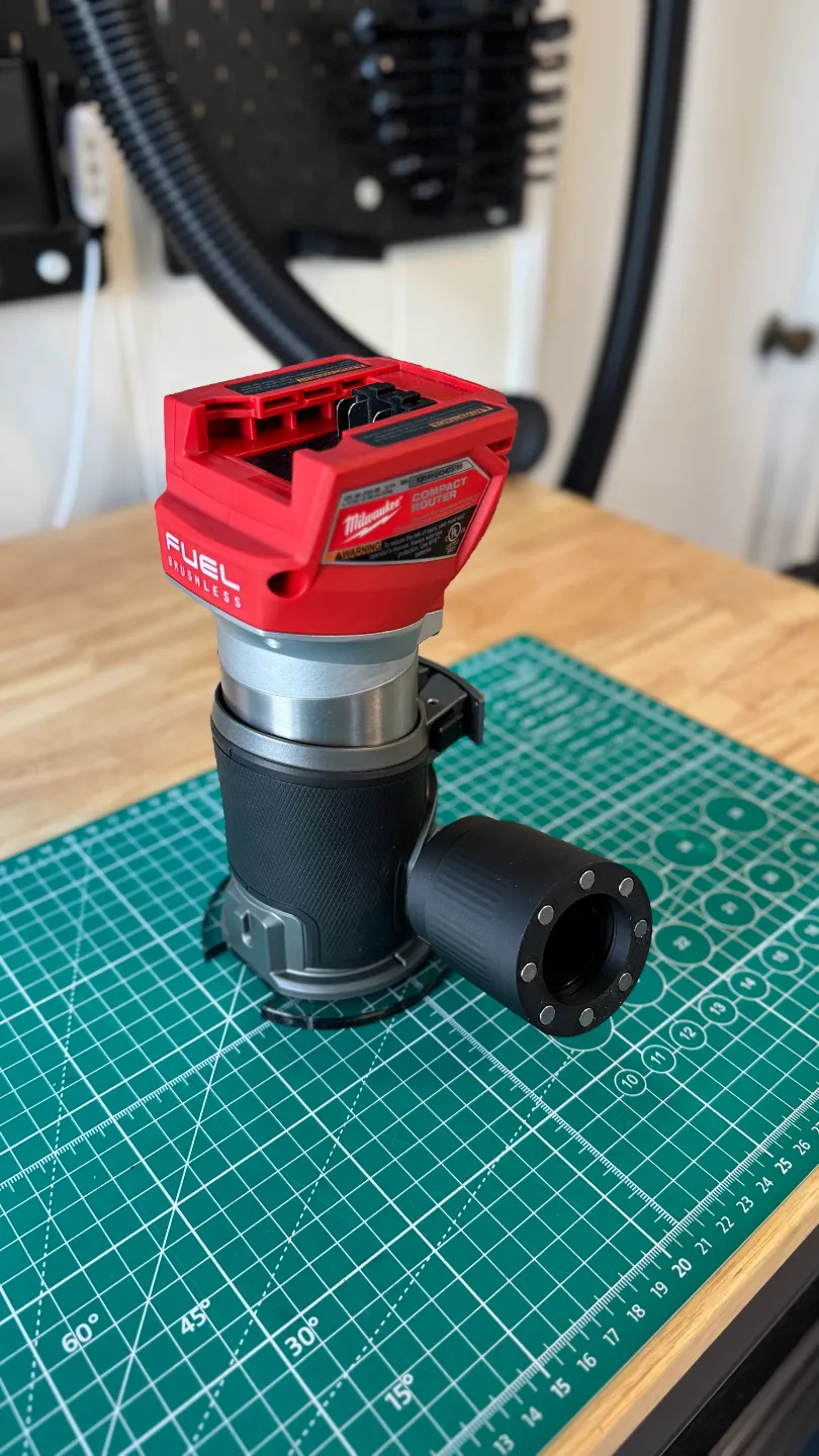EZ Connect Dust Collect - Milwaukee Compact Router by Ari B MakerWorld ...