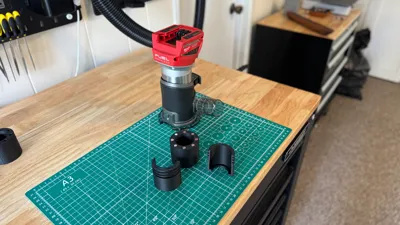 EZ Connect Dust Collect - Milwaukee Compact Router by Ari B MakerWorld ...