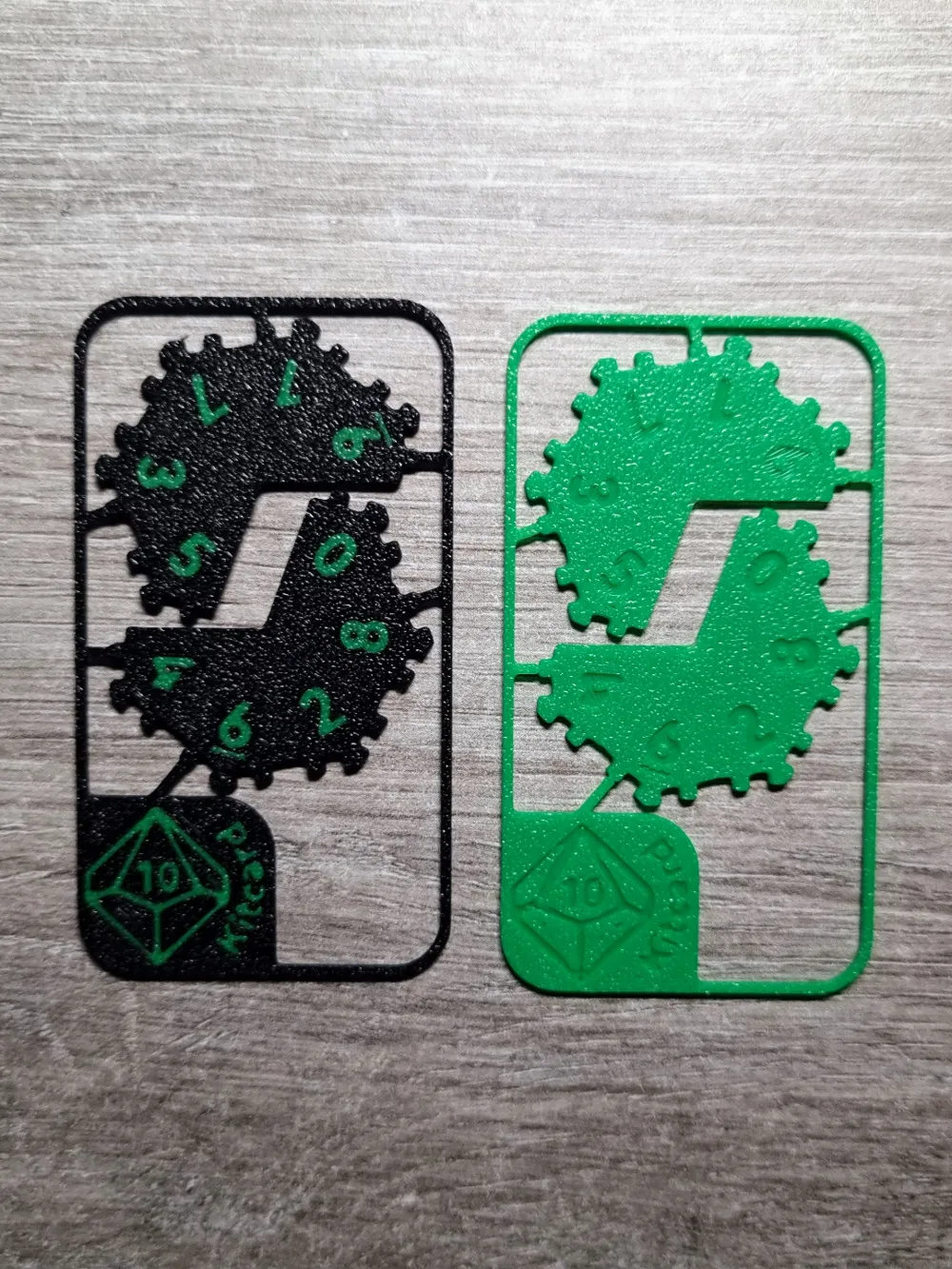 D10 Kitcard V2 0-9 by Tjoene - MakerWorld