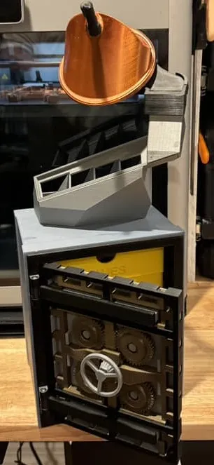 Coin Sorting Vault with coin sifter for a batch coins Remixed by ...
