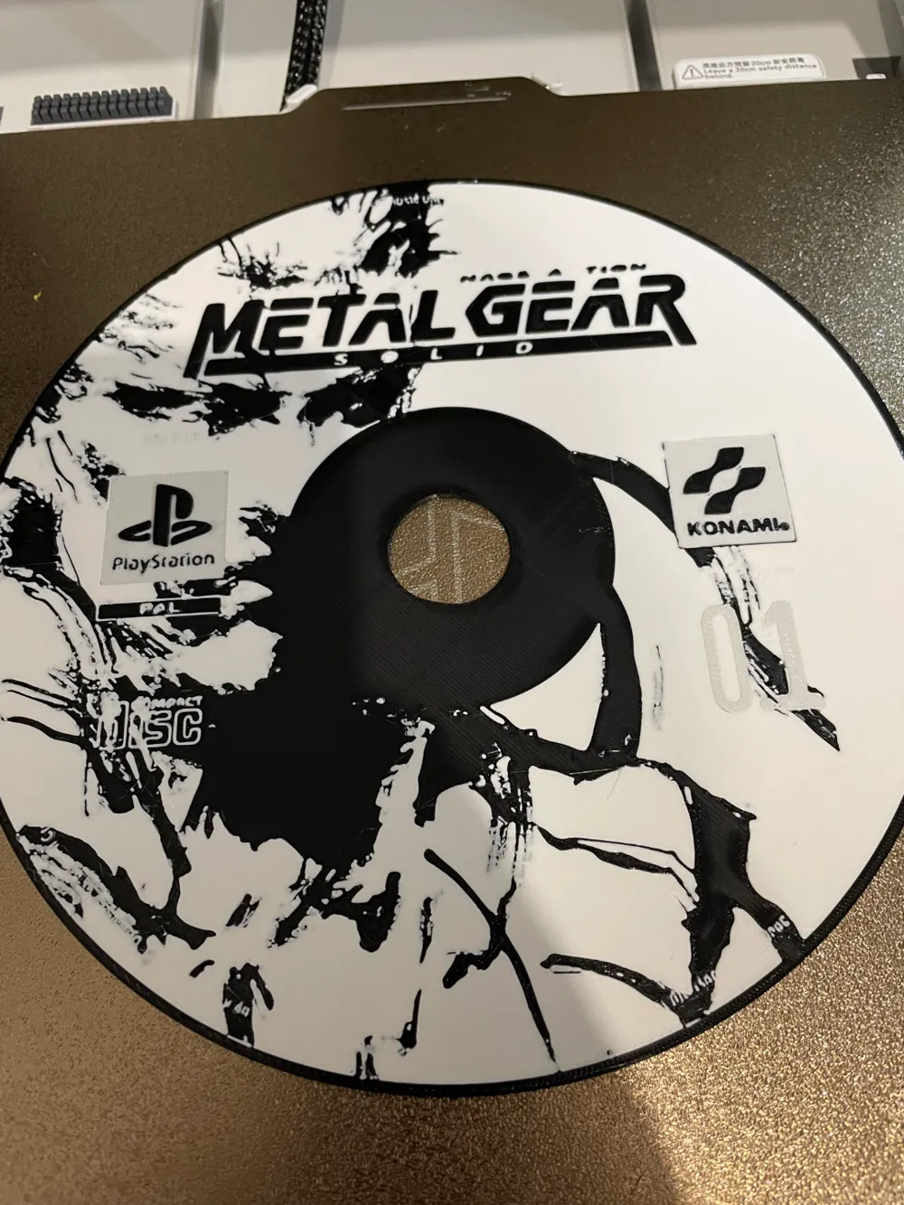 Metal Gear Solid PSX CD Wall Art by sajmon162 - MakerWorld