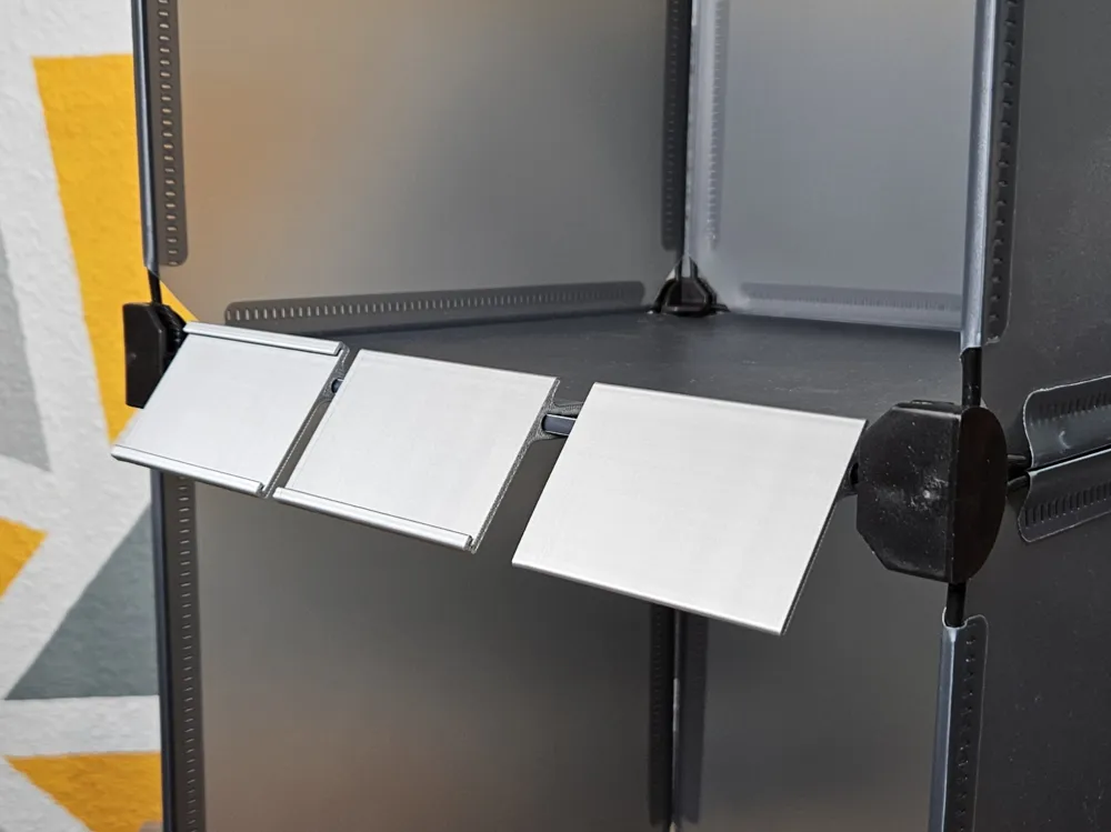 Price Tag/Scanner Rail for Modular/Cube Shelves - Free 3D Print Model ...