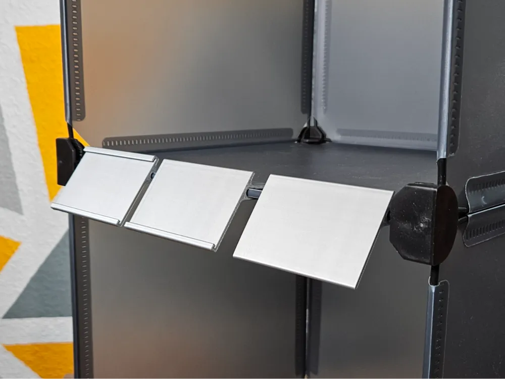 Price Tag/Scanner Rail for Modular/Cube Shelves - Free 3D Print Model ...
