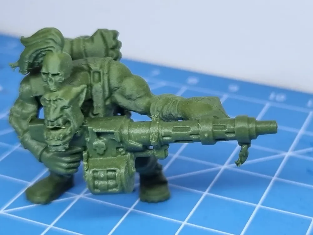 40K Ork Boyz group with Big Shooter Warhammer by Petur Printur - MakerWorld