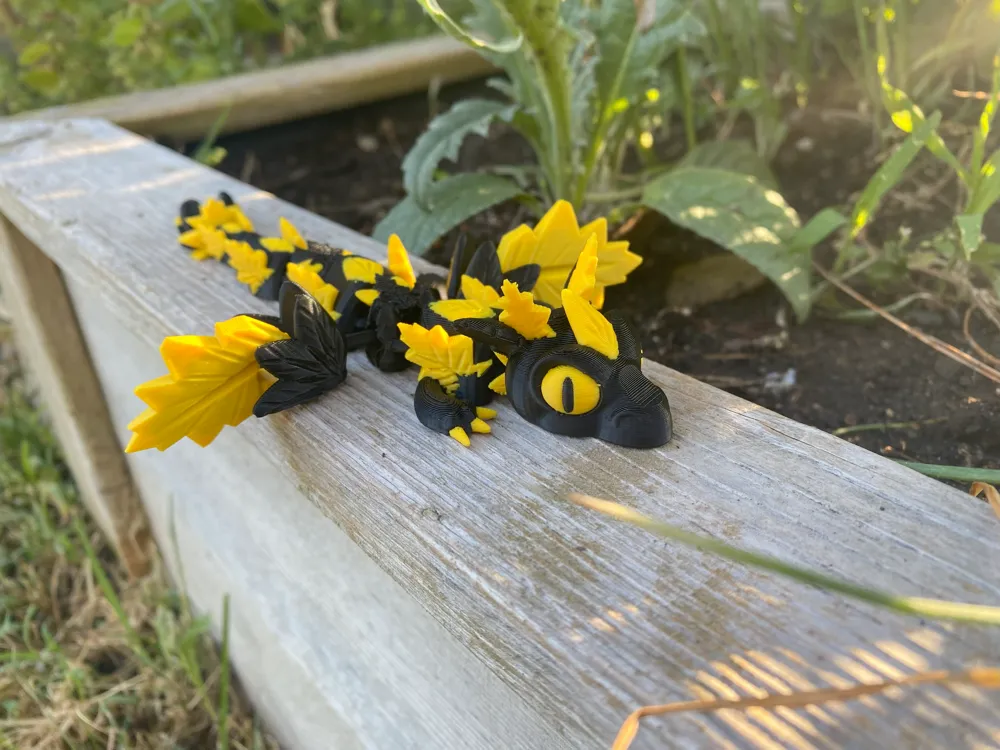 Fall Leaf Dragon by Ari’s Lil’ Atrocities MakerWorld: Download Free 3D ...