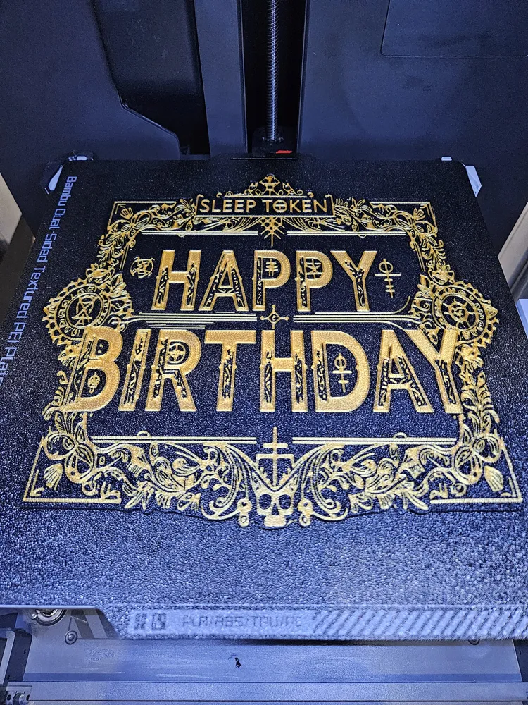 Happy Birthday Sleep Token by Willmaverick87 MakerWorld: Download Free 3D Models