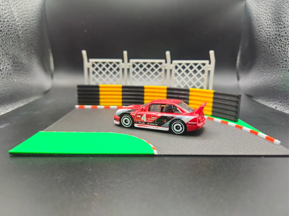 Race track diorama 1/64 scale - Free 3D Print Model - MakerWorld