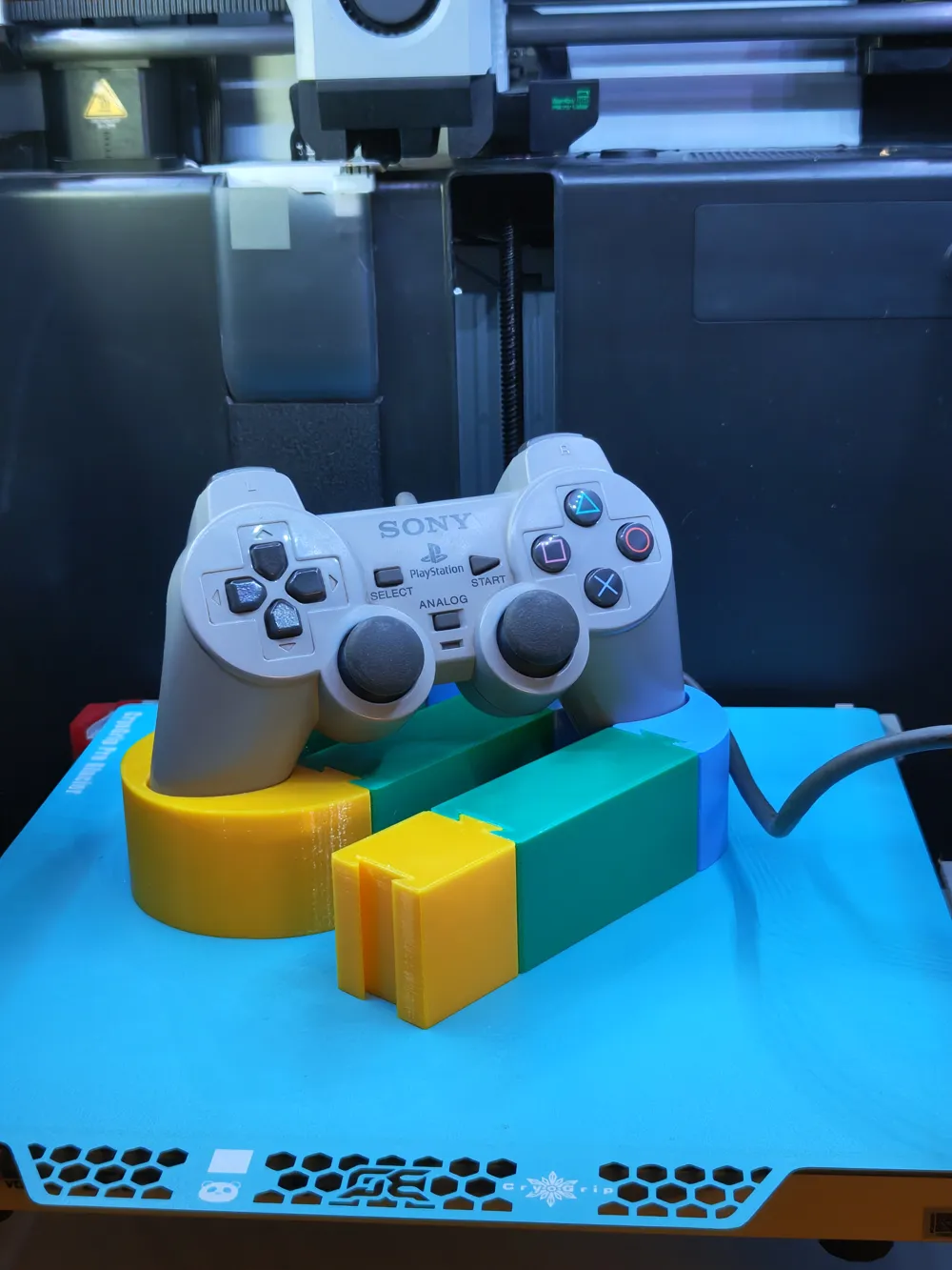 PS1 Controller Stand - Logo Style - Free 3D Print Model - MakerWorld