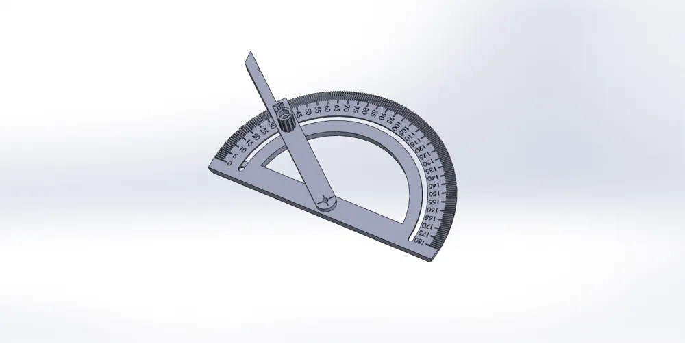 Protractor - Goniometro - Free 3D Print Model - MakerWorld