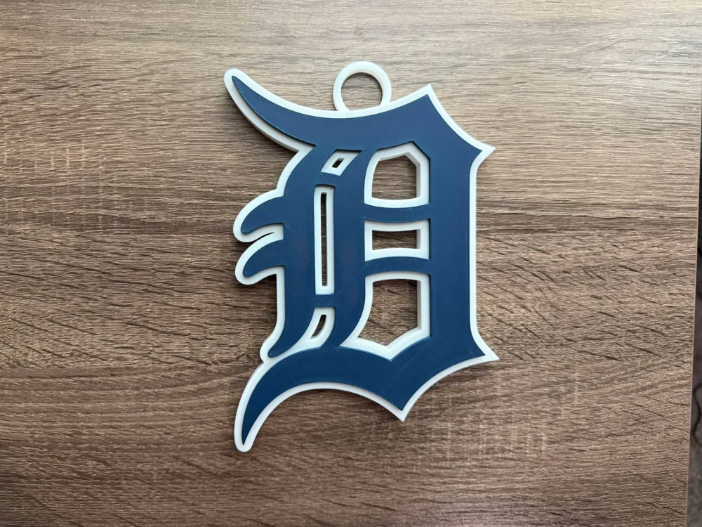 Detroit Tigers Oversized Necklace, Pendant by Salvadori - MakerWorld