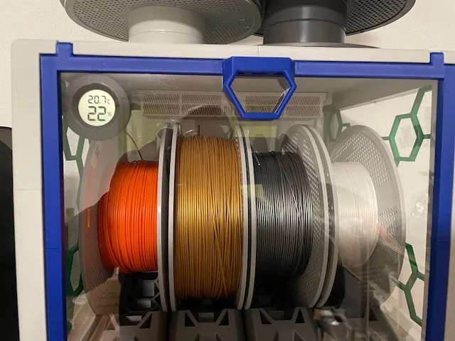 Filament Storage Box with Silica Gel Boxes by Napsoul MakerWorld ...