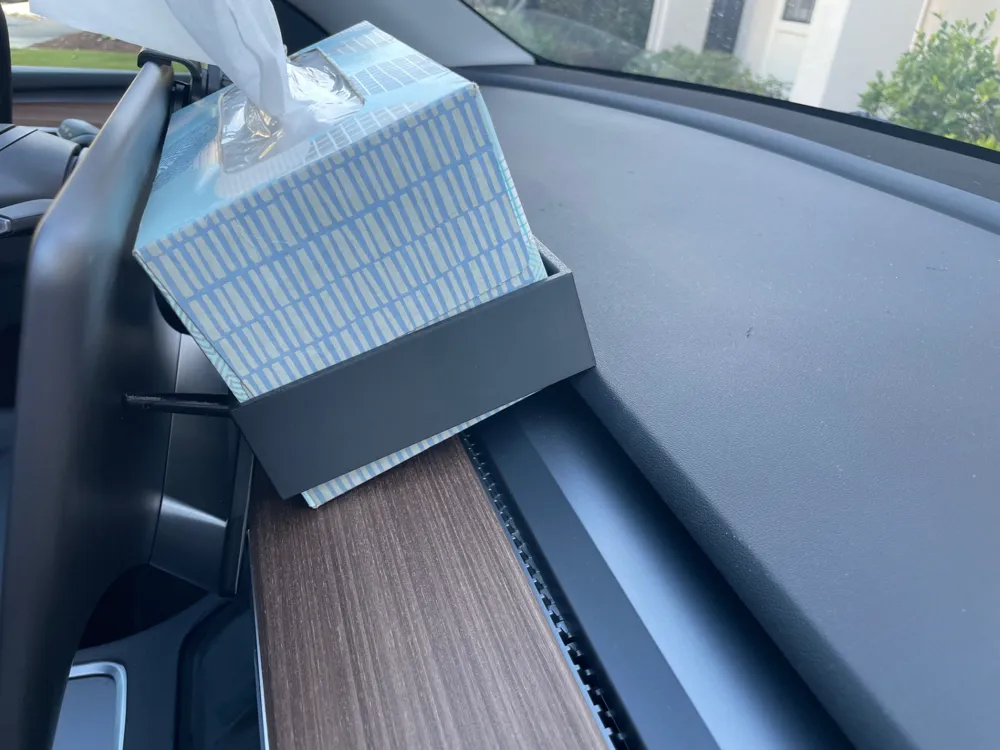 Tesla Tissue Box Holder Remixed by VelocityOS MakerWorld: Download Free ...