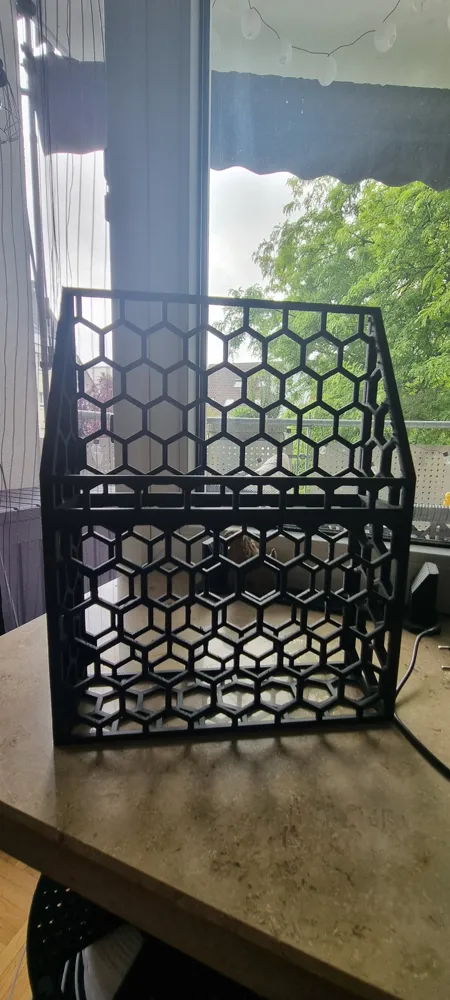 upright hexagonal document organizer by starman MakerWorld: Download ...