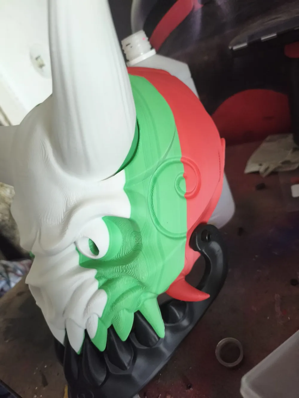 slaughter to prevail oni mask fan art - Free 3D Print Model - MakerWorld