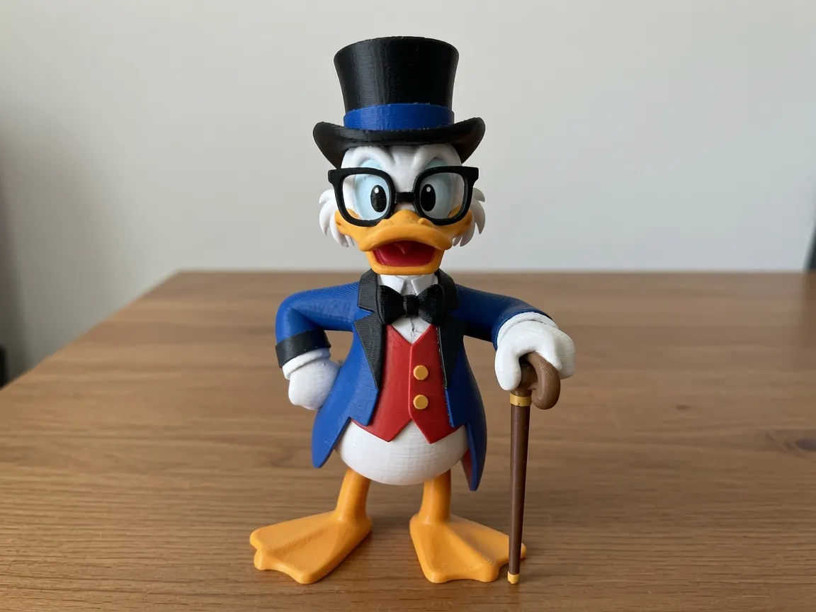 Scrooge McDuck Mini Figure | Disney - Free 3D Print Model - MakerWorld