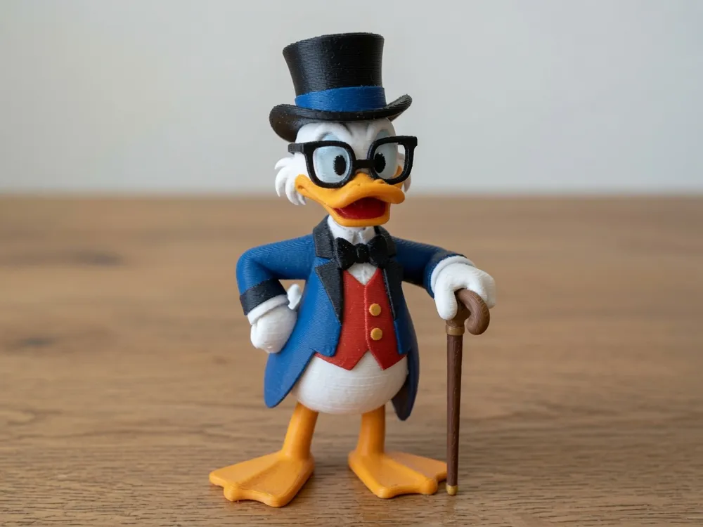 Scrooge McDuck Mini Figure | Disney - Free 3D Print Model - MakerWorld