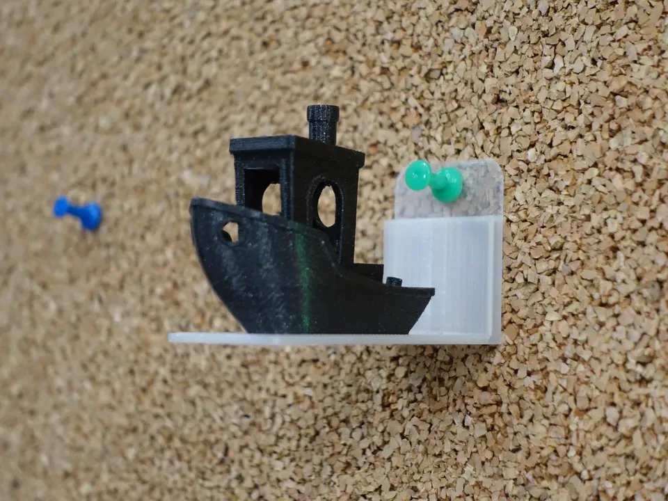 Corkboard Benchy Display by TheFilip - MakerWorld
