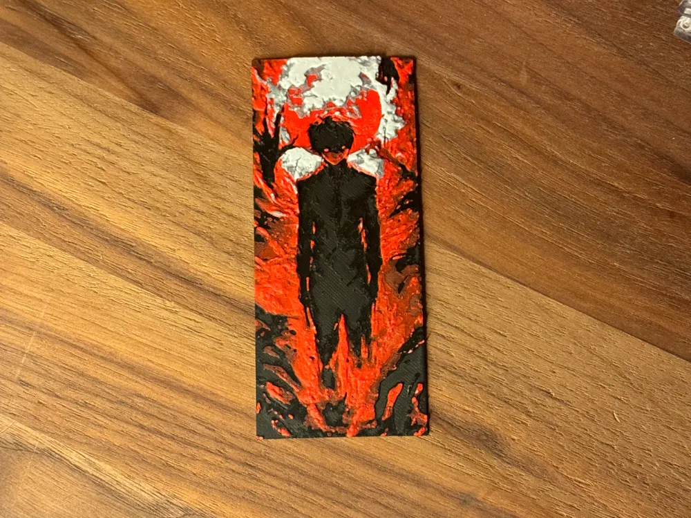 AI Kaneki Ghoul Hue Forge Art by Melted Plastic - MakerWorld