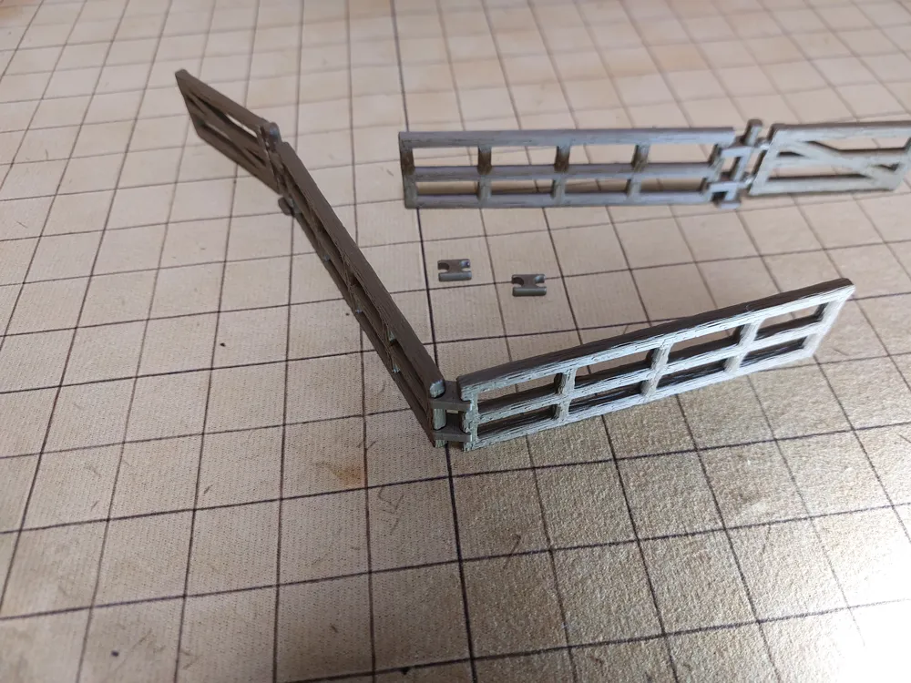 DnD Fence Modular Fence System for D&D Pathfinder - Free 3D Print Model ...
