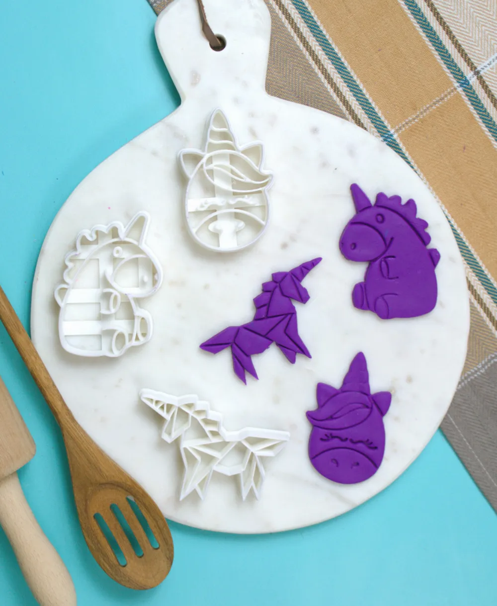 Unicorn Cookie Cutter Set - Free 3D Print Model - MakerWorld