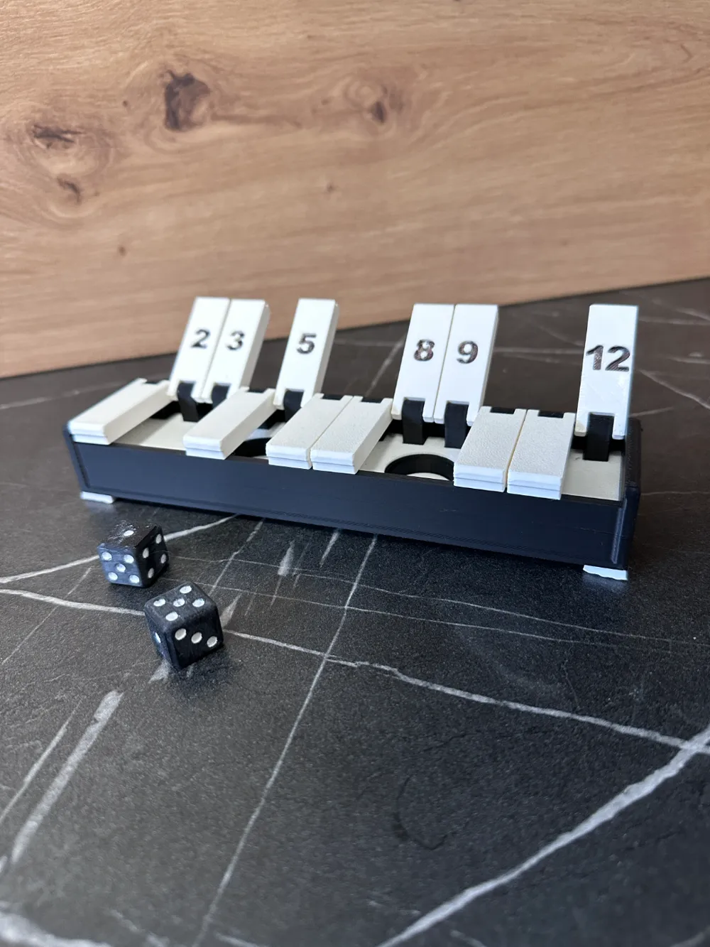 Shut the Box (12 Numbers) - 3D Printable Game - Free 3D Print Model ...