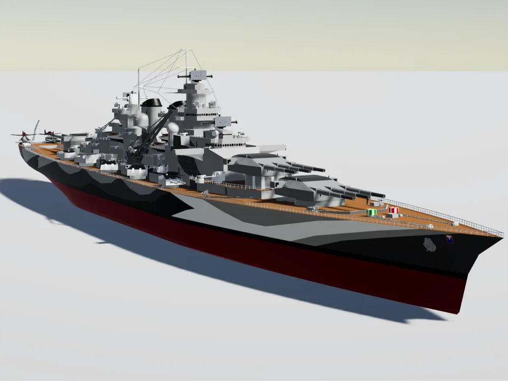 Acorazado Clase H, barco de guerra ficticio de la marina alemana de la ...