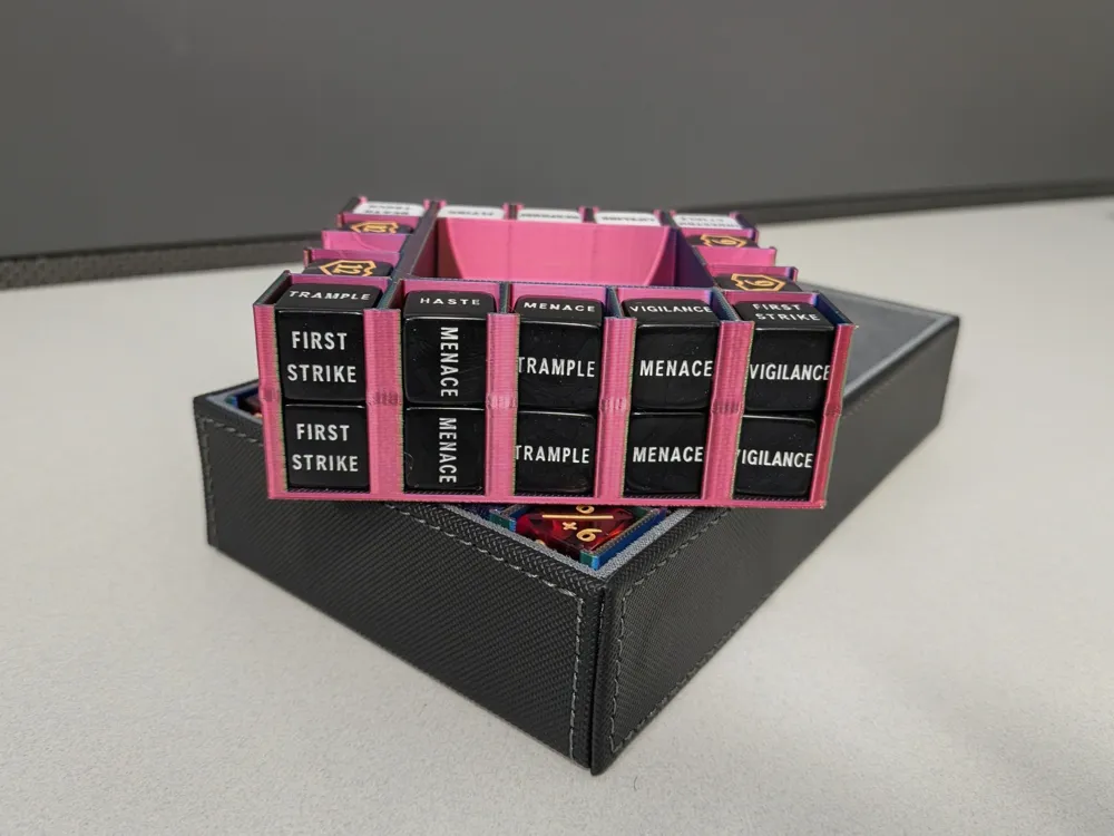 Dice Tray Insert for UAONO 6 Commander Deck Case - Free 3D Print Model ...