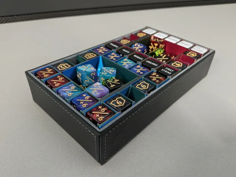 Dice Tray Insert for UAONO 6 Commander Deck Case - Free 3D Print Model ...