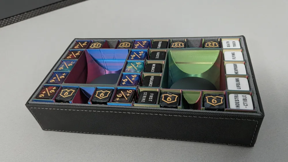 Dice Tray Insert for UAONO 6 Commander Deck Case - Free 3D Print Model ...