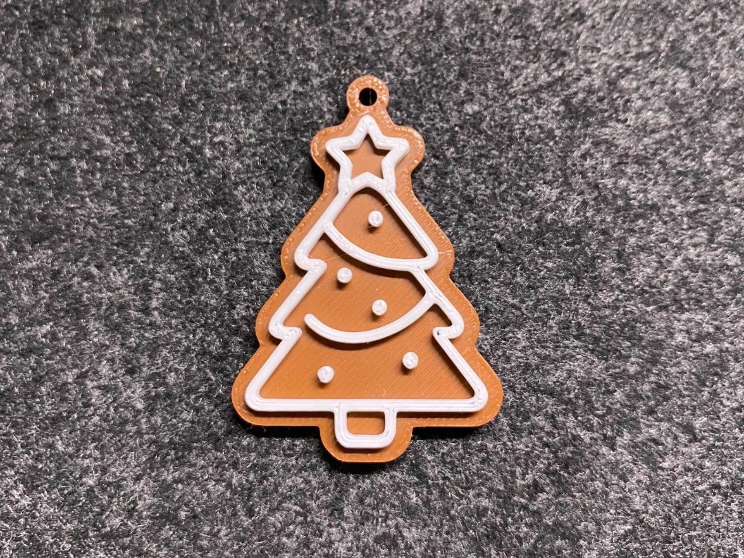 Christmas Tree Gingerbread for christmas tree - Free 3D Print Model ...