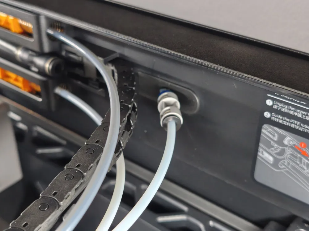 PTFE tube bracket for TPU on H2D by thrutheframe MakerWorld: Download Free 3D Models